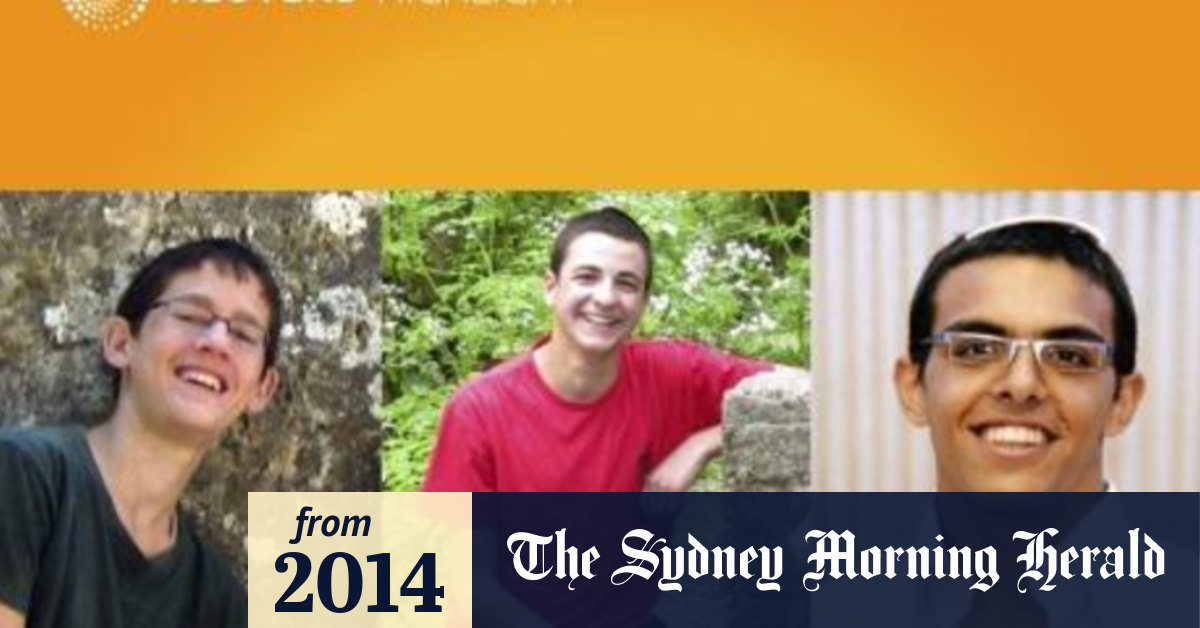 Bodies Of Three Missing Israeli Teens Believed Found